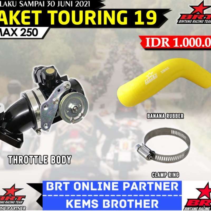 Promo Tb Brt Throttle Body Xmax 250 Plus Velocity Diskon 33% Di Seller ...