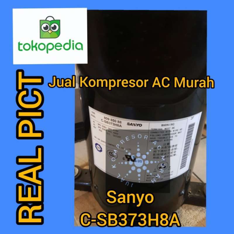 Promo Kompresor Ac Sanyo C-sb373h8a / Compressor Sanyo C-sb373h8a / R22 ...