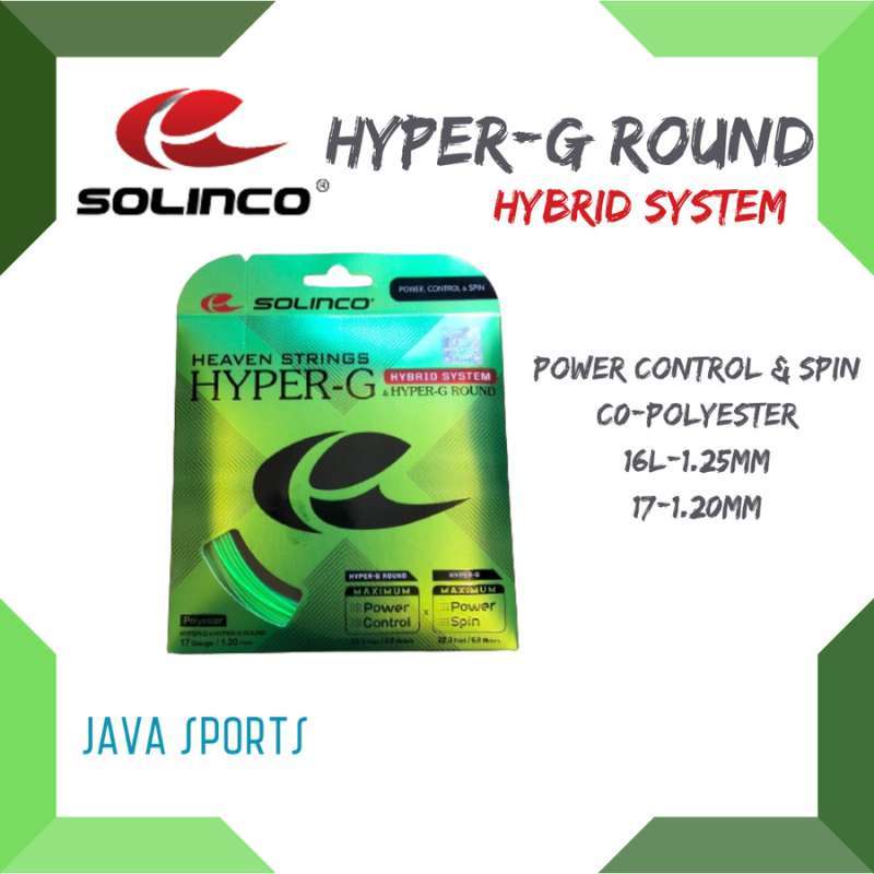 Jual Senar Tenis Solinco Hyper-g Round Hybrid System | Power Control ...