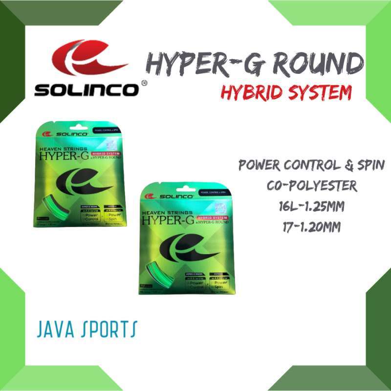 Jual Senar Tenis Solinco Hyper-g Round Hybrid System | Power Control ...