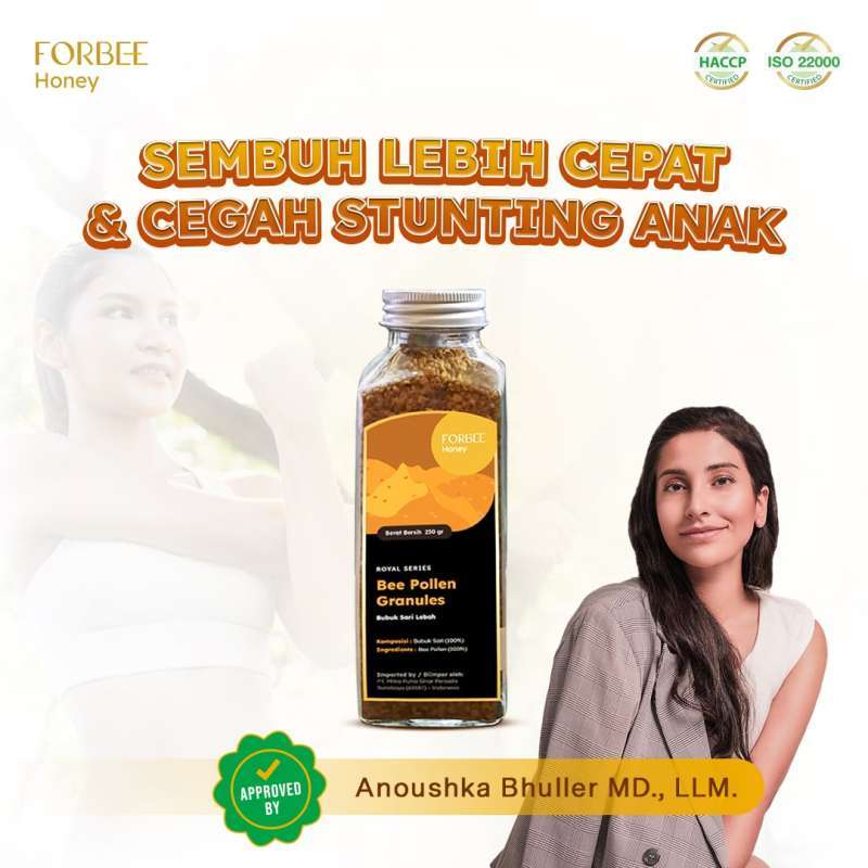 Jual Bee Pollen Forbee Honey 250g | Mengandung 250 Zat Aktif & 20 Jenis ...