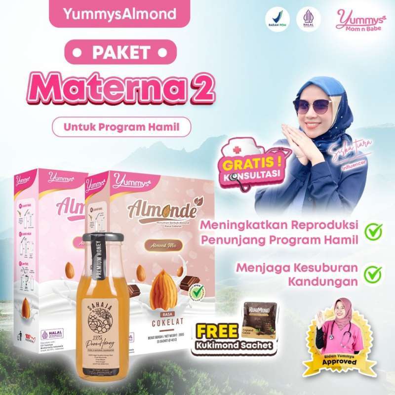 Jual Paket Materna - Untuk Promil Dan Bumil | Kaya Asam Folat Cepat ...