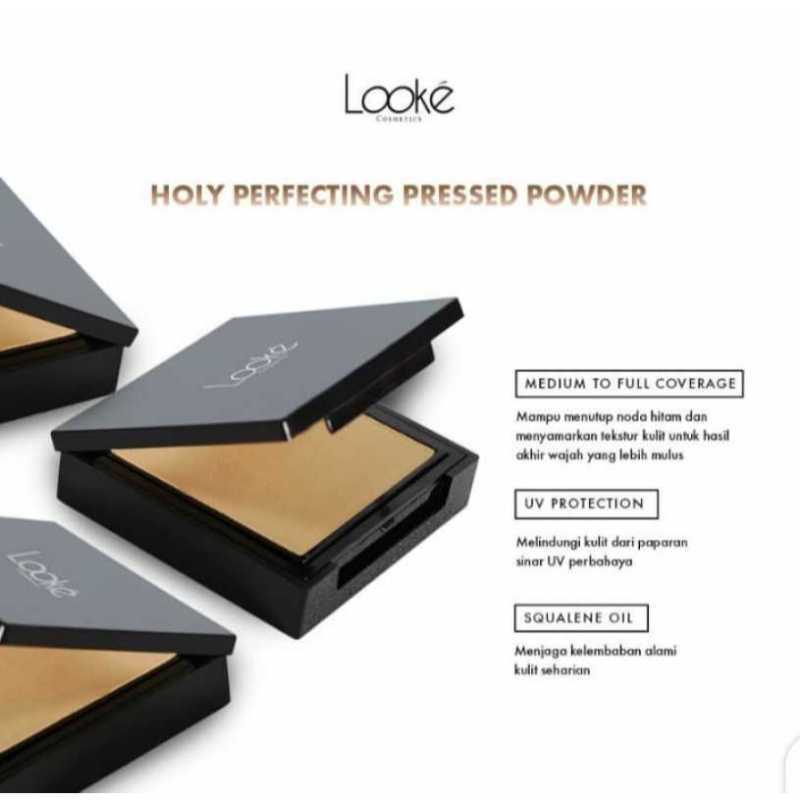 Promo Looke - Holy Perfecting Pressed Powder Diskon 64% Di Seller All ...