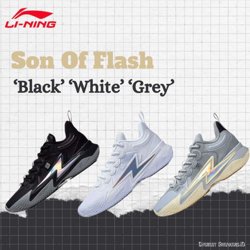 Promo Sepatu Basket Li Ning Wade Son Of Flash Basketball Shoes Abpt019 ...