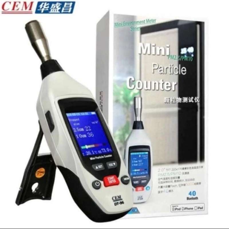 Jual Dt96 Particle Counter Cem Debu Pm2.5 Tester Dt-96 Air Quality ...
