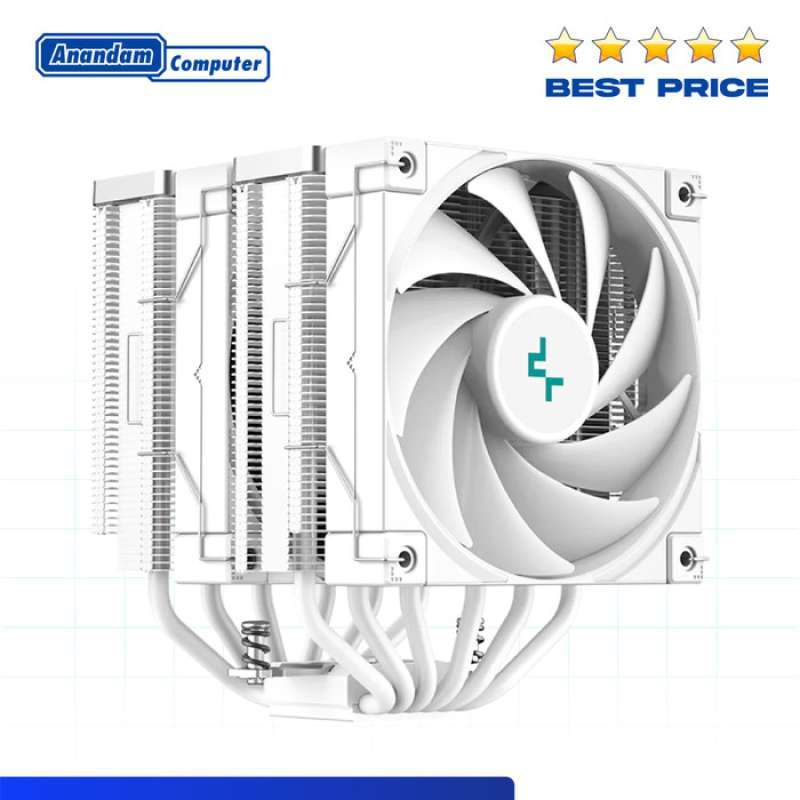 Jual Deepcool Ak620 Wh White Dual Fan Tower Cpu Cooler Support Lga 1700 ...