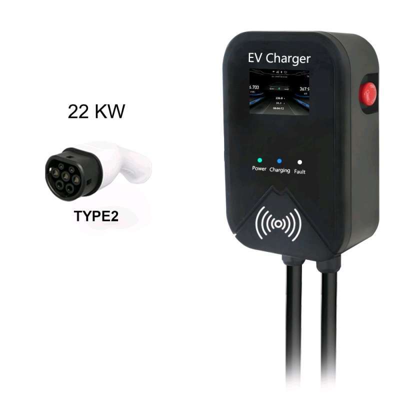 Jual Ipengen Charger Mobil Listrik Ev Smart App Swipe Card Type 2 32a ...