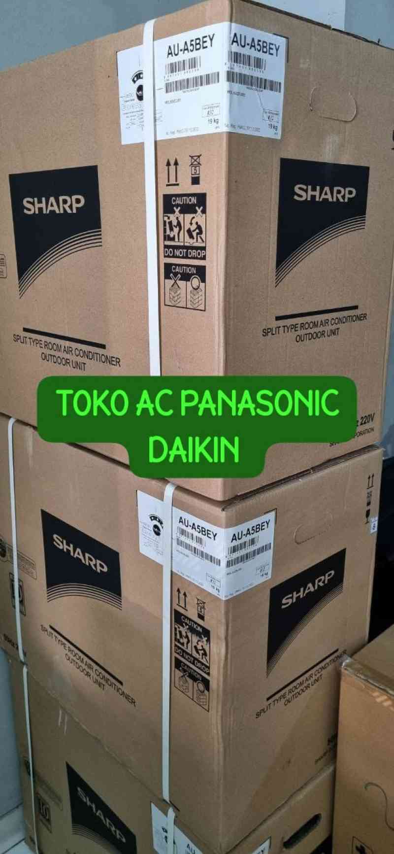 Promo Outdoor Ac Sharp 1/2 Pk Ah 5bey Lokal R32 Baru Segel Kardus ...