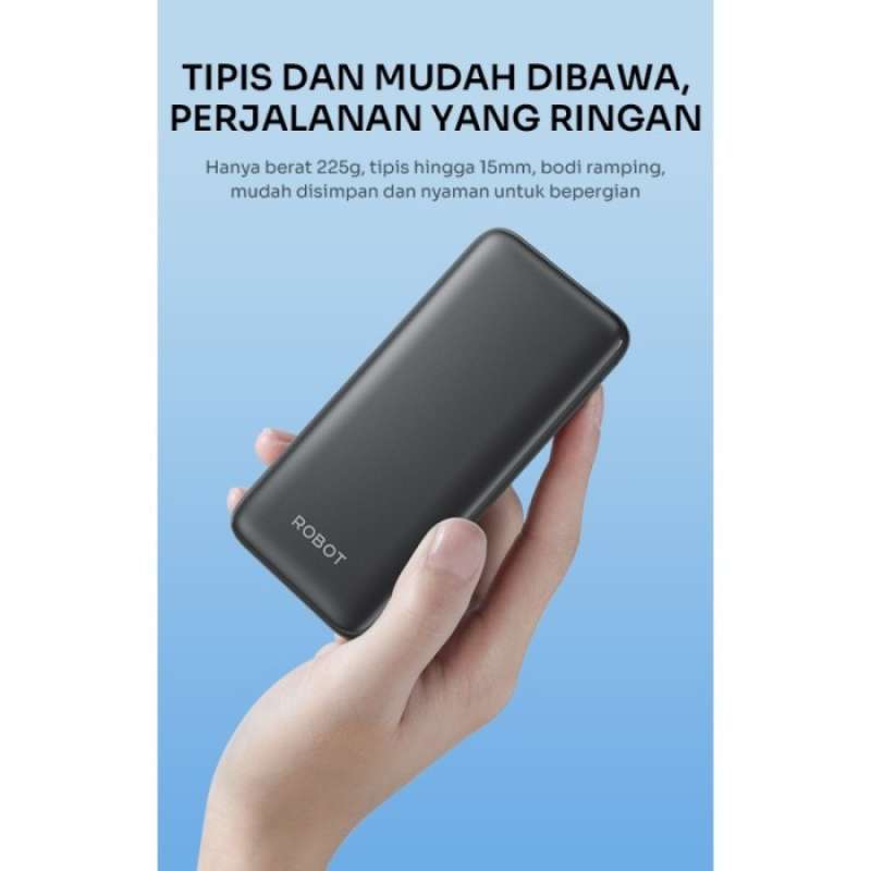 Promo Vivan Robot Powerbank Rt180 10000mah Dual Input 10000 Mah Power ...