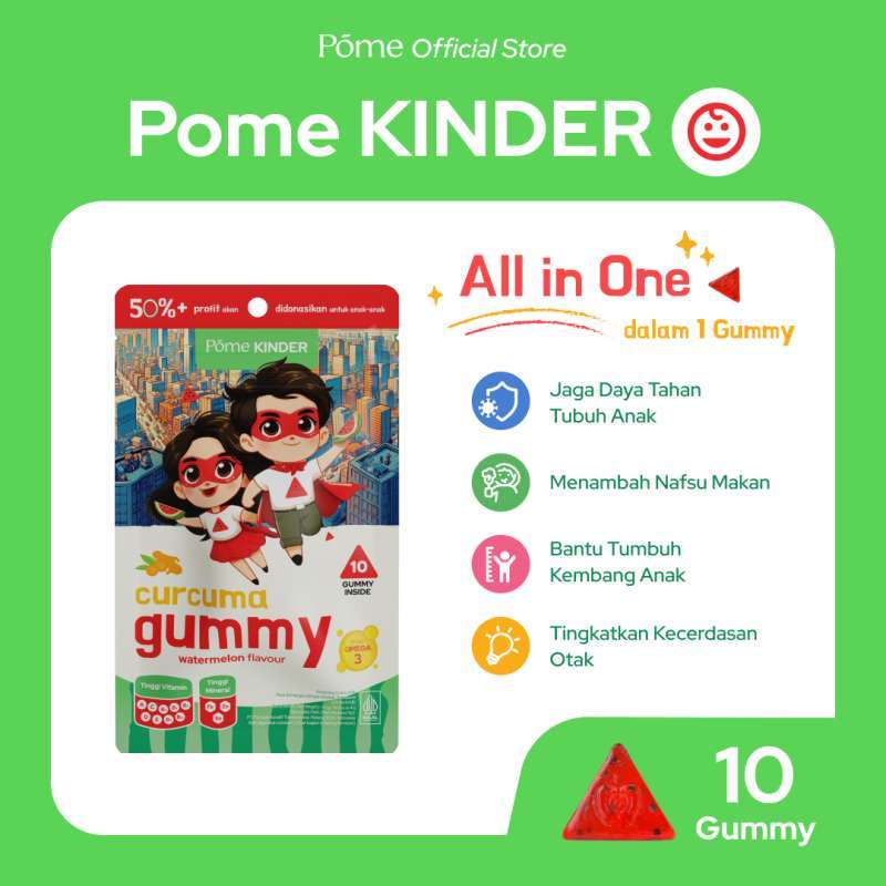Jual Pome Kinder - Superfood Gummy All In One Untuk Anak (dengan ...