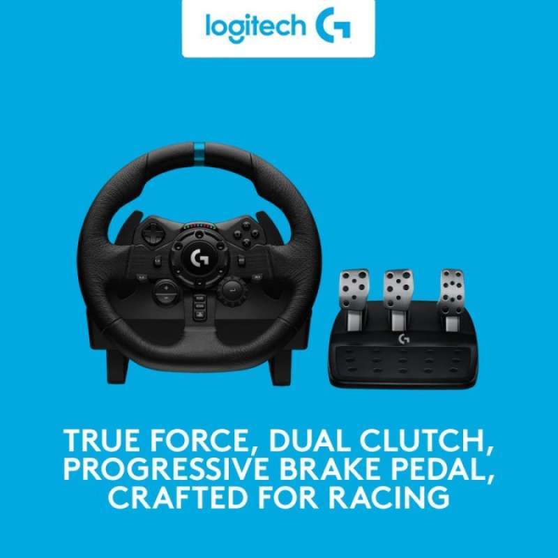 Jual Logitech G923 True Force Driving Steering Wheel And Pedals Pc Ps4 ...