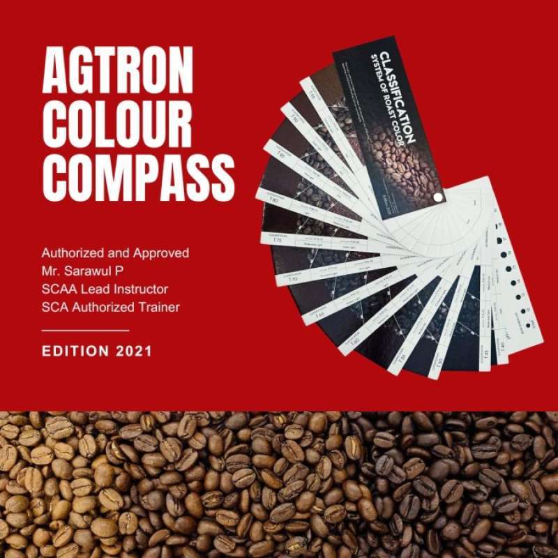 Promo Agtron Roast Color Guide / Coffee Compas Colour Pallete Note ...