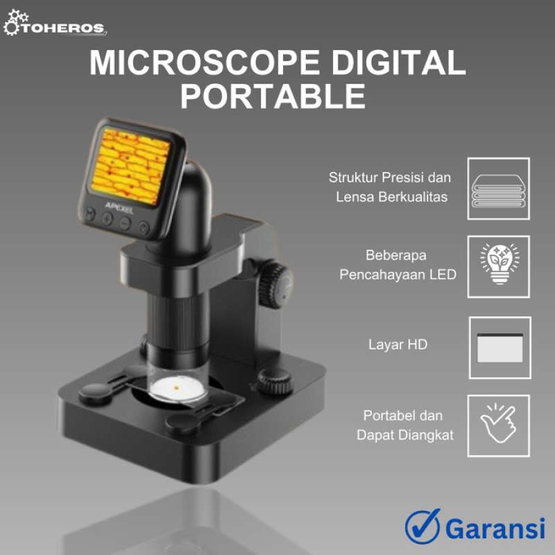 Promo Mikroskop Edukasi Digital Mini Microscope Portable Diskon 23% Di ...