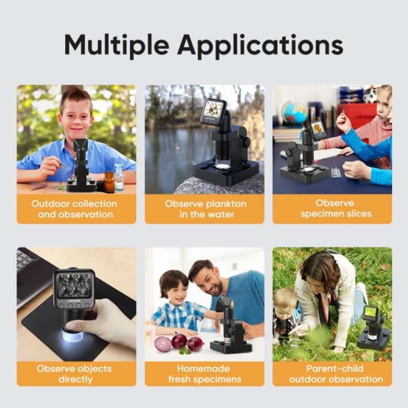 Promo Mikroskop Edukasi Digital Mini Microscope Portable Diskon 23% Di ...