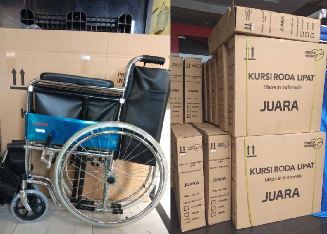 Promo Juara Jm03 Kursi Roda Standar Rumah Sakit. Standard Wheelchair ...