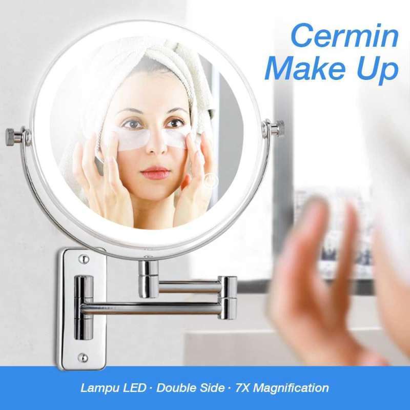 Jual Orz Cermin Make Up Lampu Led Double Side 7x Magnification ...