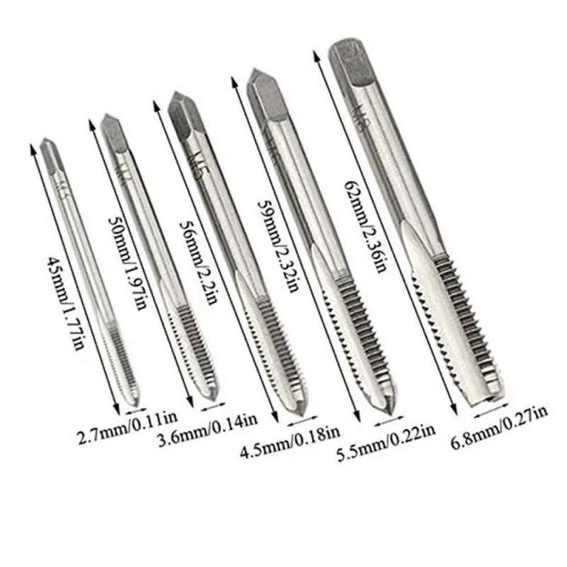 Jual Rocaris Hand Tap Thread Metric M3-m8 Pembuat Drat Ulir 5 Pcs Rc-5 ...