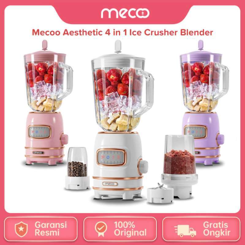 Promo Mecoo Blender Jus Buah Chopper Belender Juicer Mecco Meco Blander 4in1 Diskon 11% Di ...