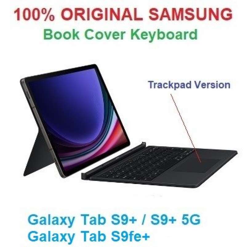Promo Book Cover Keyboard Galaxy Tab S9fe+ S9 Fe Plus Diskon 50% Di ...