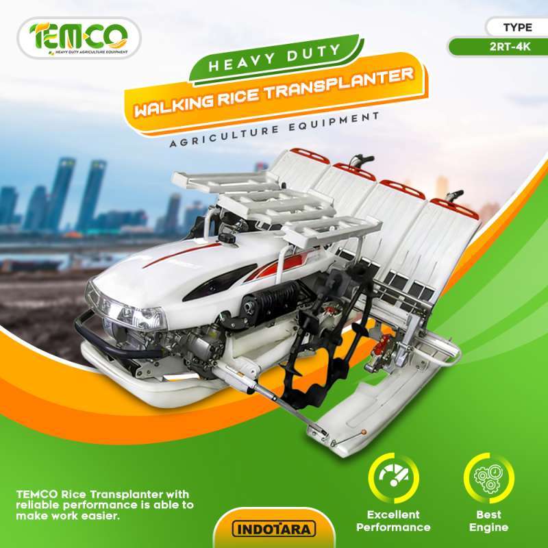 Jual Mesin Penanam Padi Rice Transplanter Temco 2rt-4k Di Seller Pt ...