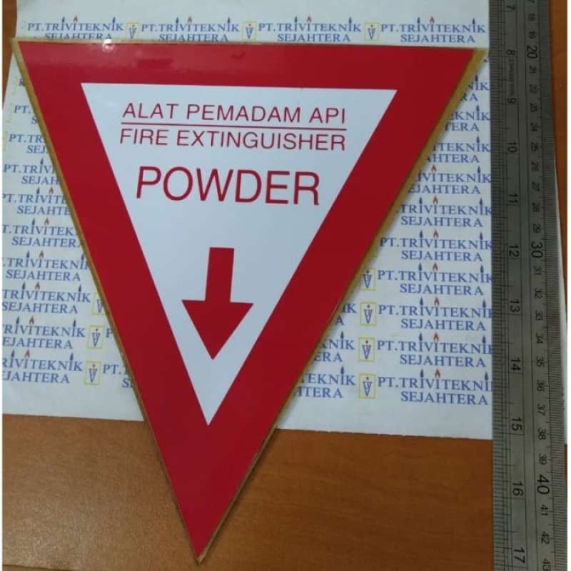 Promo Tanda Akrilik Alat Pemadam Api Ringan,rambu Apar,powder,co2 ...