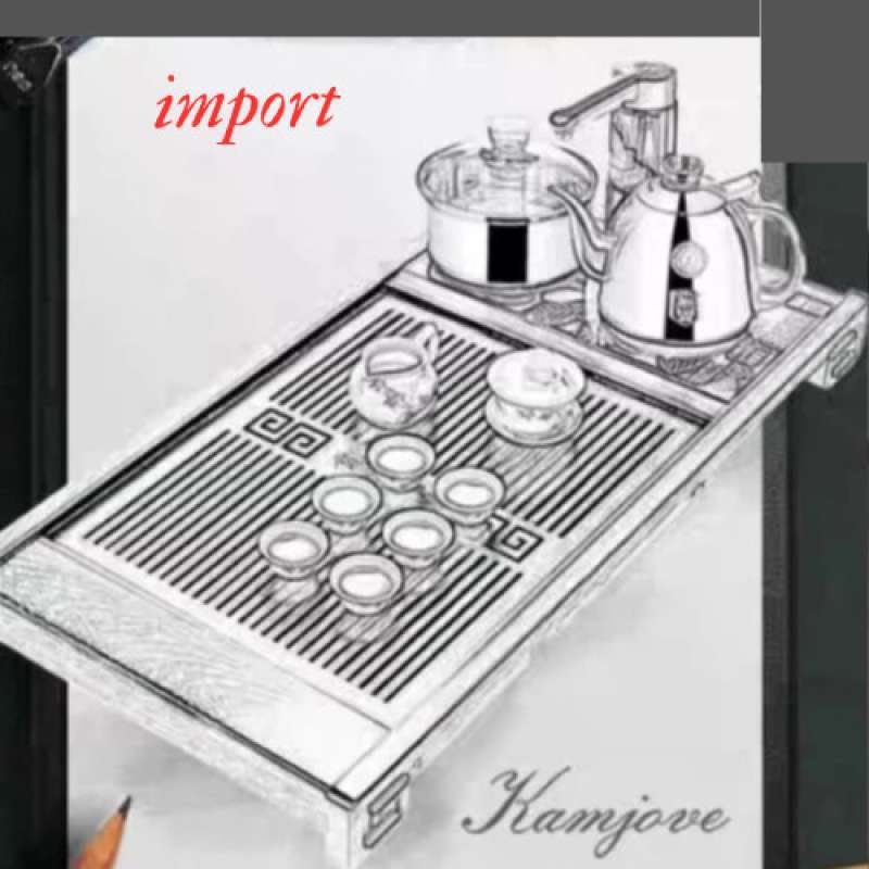 Promo Meja Chinese Tea Teaset Kamjove Papan Tray Pot Teko Teh China Set ...