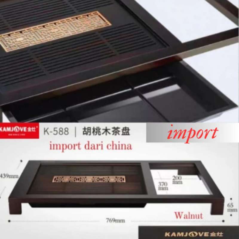 Promo Meja Chinese Tea Teaset Kamjove Papan Tray Pot Teko Teh China Set ...