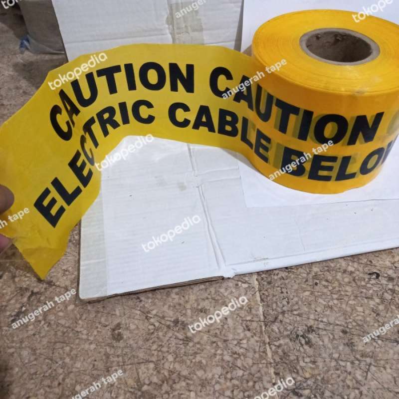 Promo Marker ,caution Caution Electric Cable Below 6 X 500m Diskon 23% ...