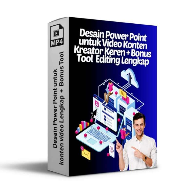 Promo Desain Power Point Untuk Video Konten Kreator Keren + Bonus Tools Diskon 23% Di Seller ...