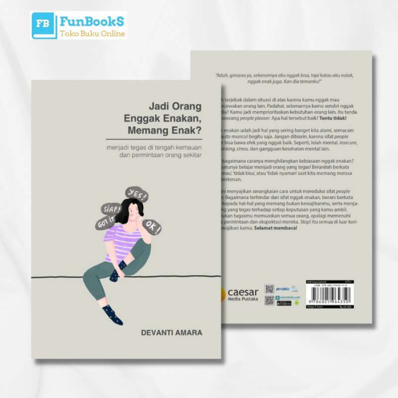 Promo Buku Motivasi Jadi Orang Enggak Enakan, Memang Enak? Diskon 23% ... Promo Buku Motivasi Jadi Orang Enggak Enakan, Memang Enak? Diskon 23% ...