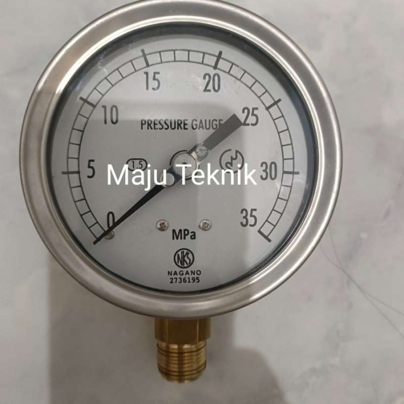 Promo Nks Pressure D 4 0-35 Mpa, Drat 1/2npt Kuningan Racket+ubah Drat Bsp Diskon 23% Di Seller ...