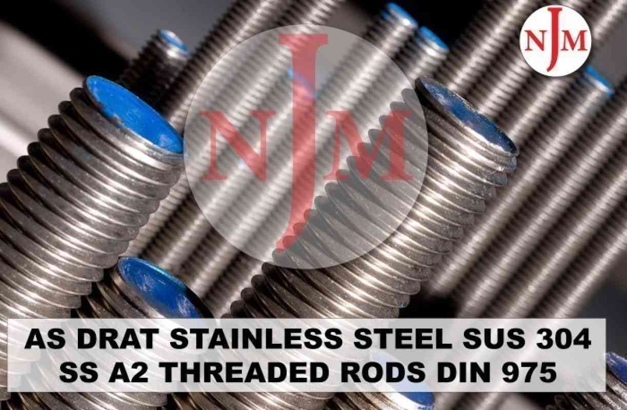 Promo As Drat Sus Stainless Steel 304 M10 X 1 Meter / Ss A2 Threaded ...