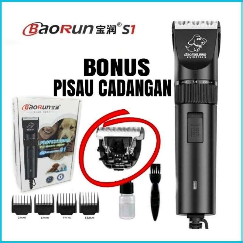 Promo Baorun S1 Pro 100% Ori Alat Cukur Hewan ( Domba, Kambing, Anjing, Dll ) Pet Hair Clippers ...
