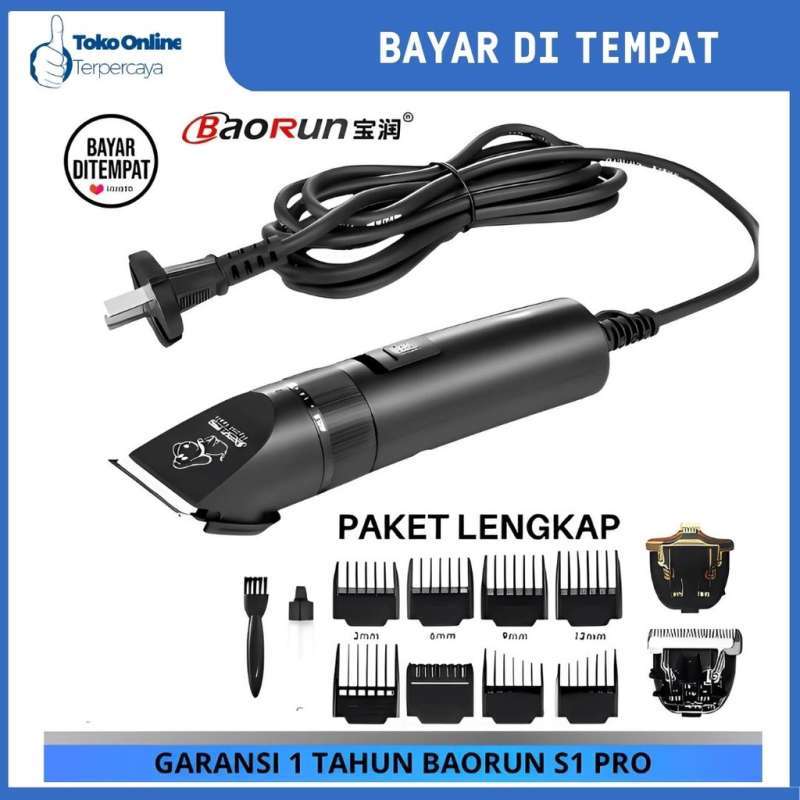 Promo Baorun S1 Pro 100% Ori Alat Cukur Hewan ( Domba, Kambing, Anjing, Dll ) Pet Hair Clippers ...