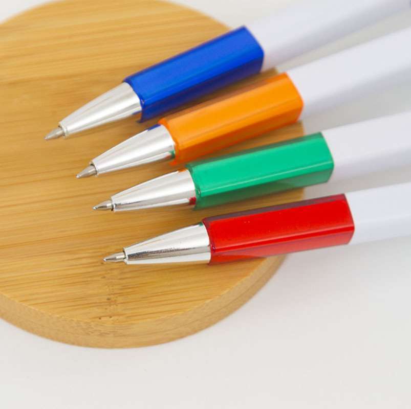 Jual Oem Rb-a94 Pulpen Plastik 1mm Pen Promosi Segi Empat / Pena ...