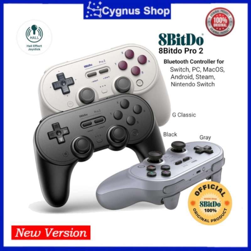 Promo 8bitdo Pro 2 Wireless Gamepad Switch Pc Android Os Joystick ...