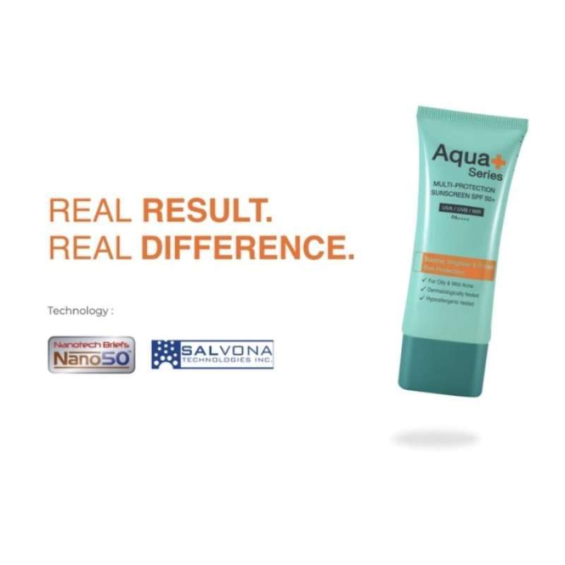 Promo Aqua+ Series Multi-protection Sunscreen Spf 50+ Aqua Plus 50ml ...