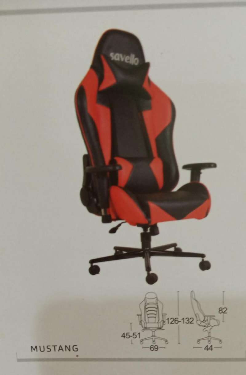 Promo Savello Kursi Kantor Gaming Mustang Pesanan Khusus Merah Baru ...