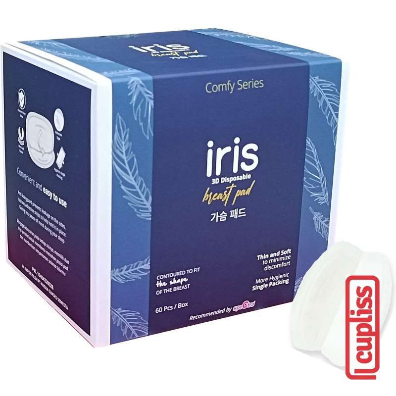 Jual Iris Disposable Breast Pad Comfy Breastpad 60 30 Pads Breastpads ...