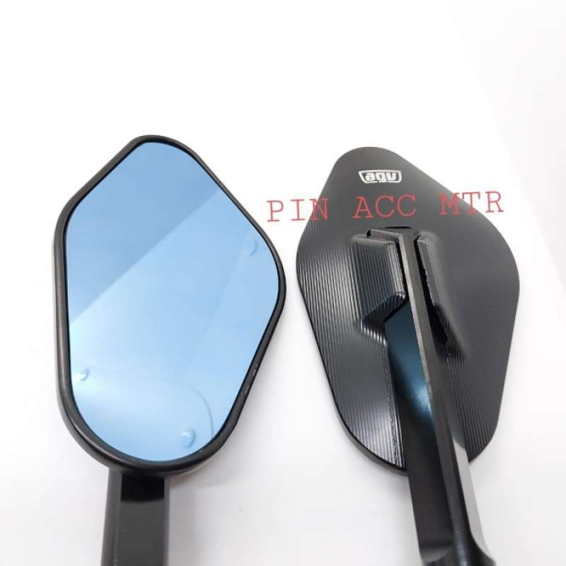 Promo Spion Tomok Model Rizoma Ellise Alumunium Kaca Biru 125 150 160 ...