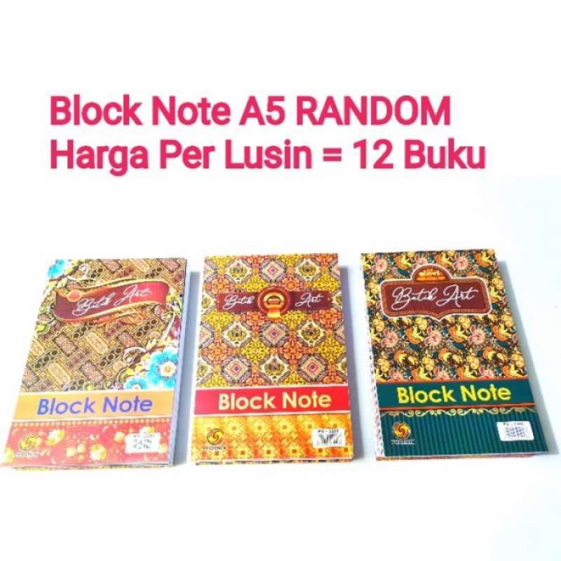 Jual Buku Block Note Batik A5 Isi 12 Buku Di Seller Retail Indo Global ...