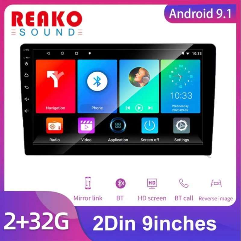Promo Head Unit Android 9 Inch Ram 2gb / 32gb / Head Unit Android 2din ...