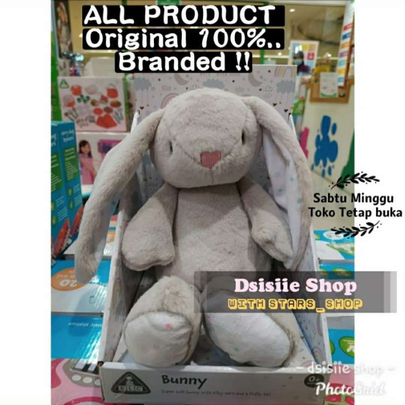 Jual Elc Super Bunny Soft Doll With Silky Ears And Fluffy Tail Original ...