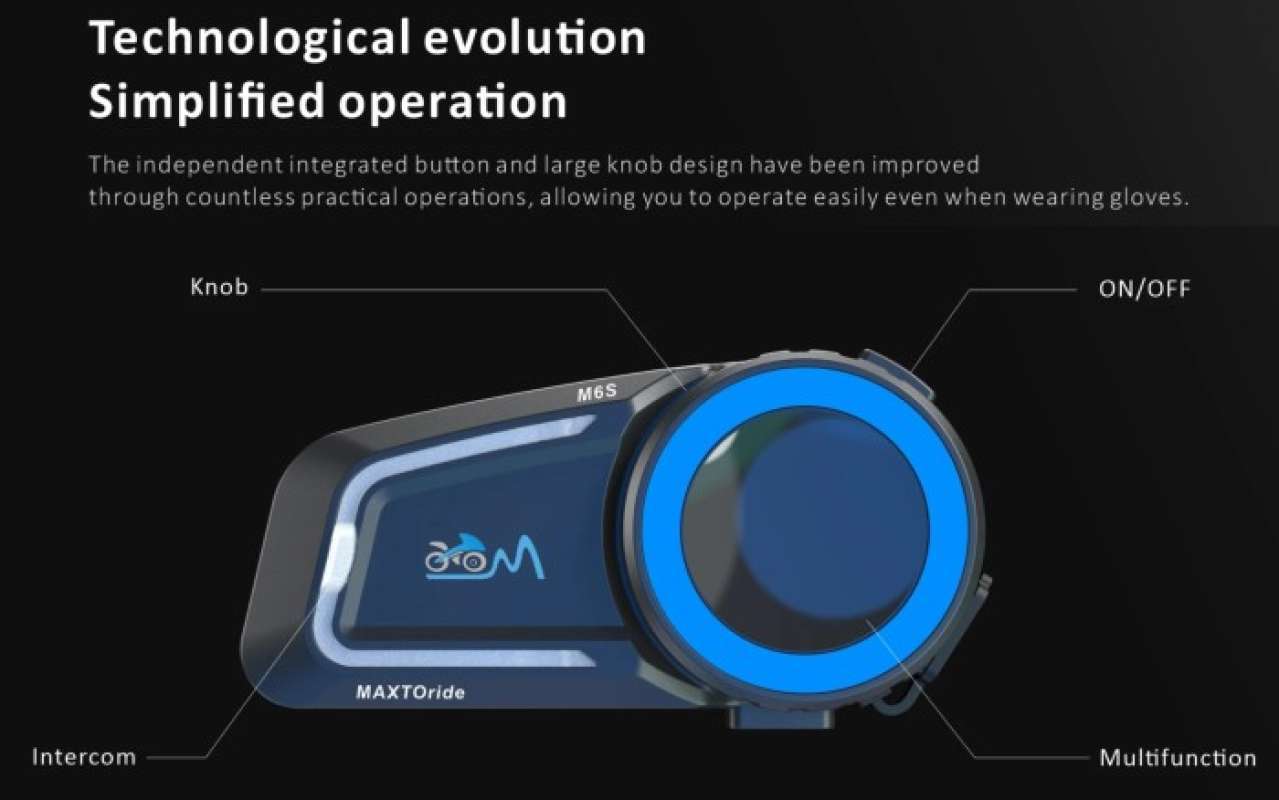 Promo Maxto M6s Intercom 8 Riders Ip67 Music Sharing Chipset Qualcomm Ganda Diskon 6% Di Seller ...