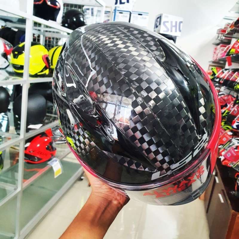 Promo Helm Ls2 Ff323 Arrow Evo Gloss Carbon Full Face Ringan Pinlock ...