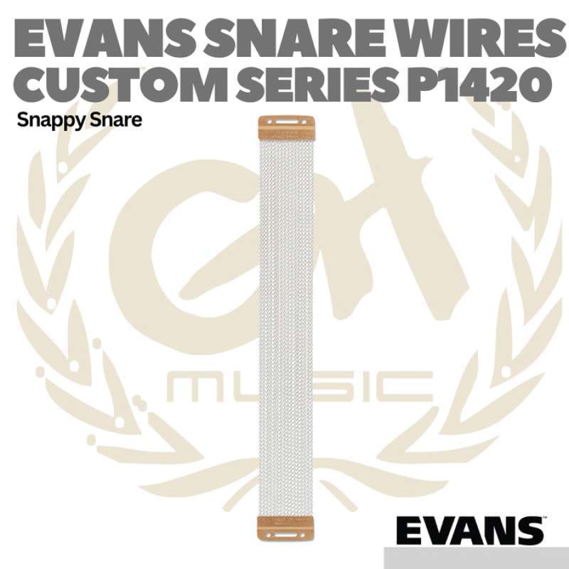 Jual Evans Custom Series 20 Strand Snare Wire - Snappy Drum - 12 Di ...