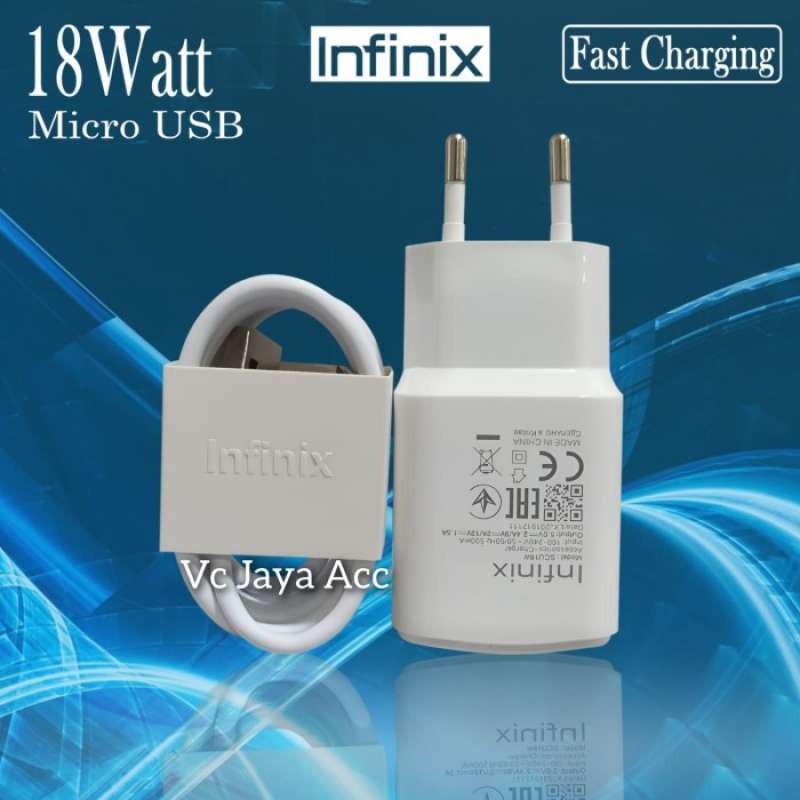 Promo Charger Infinix Smart 7 Hot 10s Nfc Hot 20i 18w Fast Charging ...
