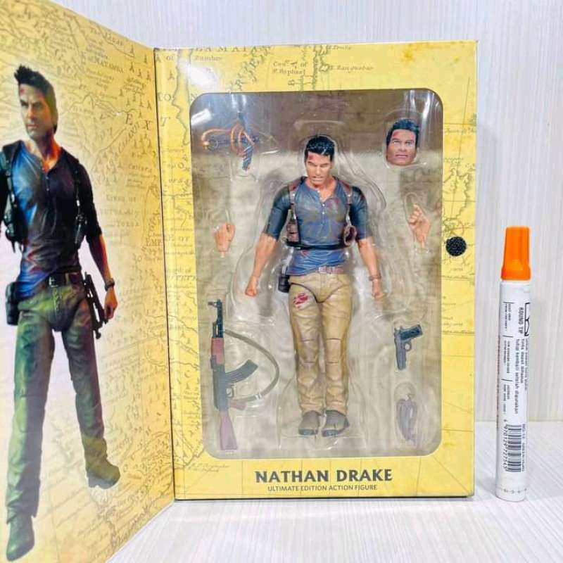 Jual Mainan Action Figure Nathan Drake Uncharted 4 A Thiefs End By Neca ...