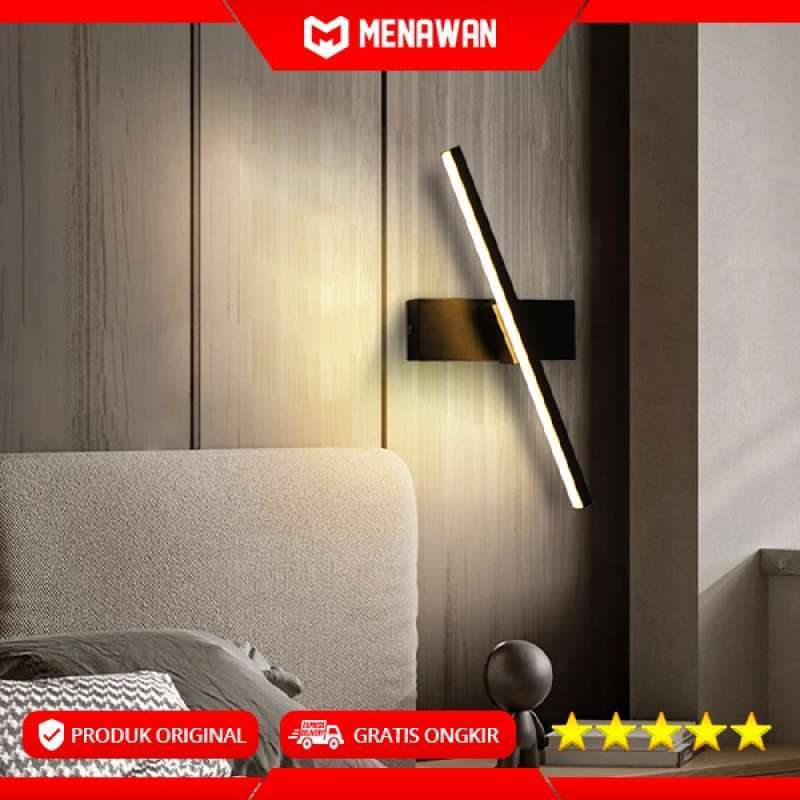 Promo 330â° Nordic Modern Wall Lamp Lampu Dinding Minimalis Led Hias ...