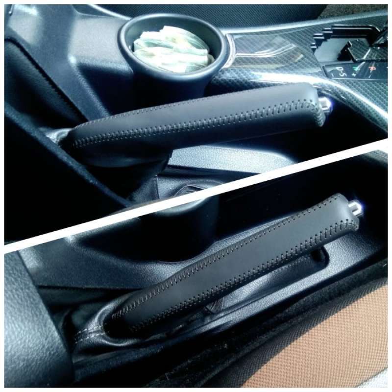 Promo Sarung Kulit Asli Cover Hand Brake Rem Tangan Innova Reborn Hilux ...